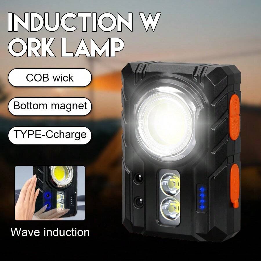 Dimmable Magnetic LED Work Light With Hook, IP44 Waterproof ...