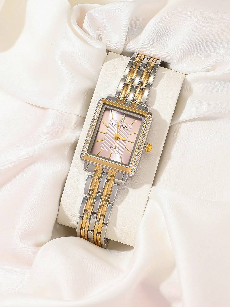 CARYINO 1 Peça Relógio de Pulseira de Aço Inoxidável para Mulheres ...
