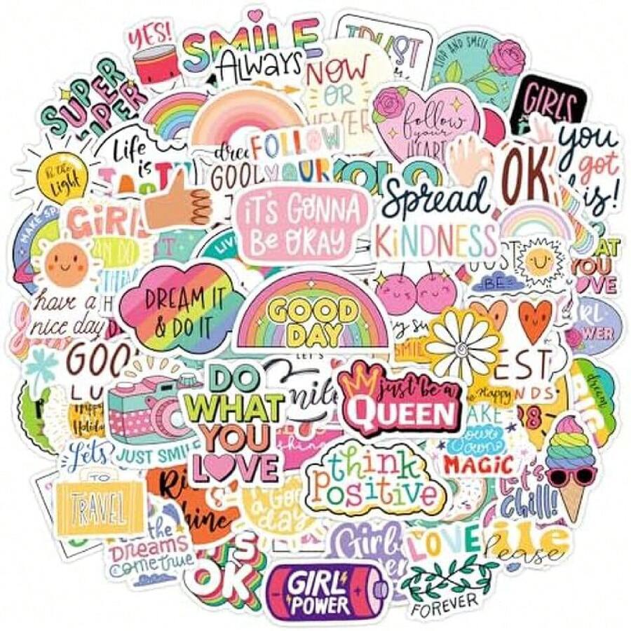 160pcs Cute Positive Words Stickers For Kids Teens Adults, Stickers For ...