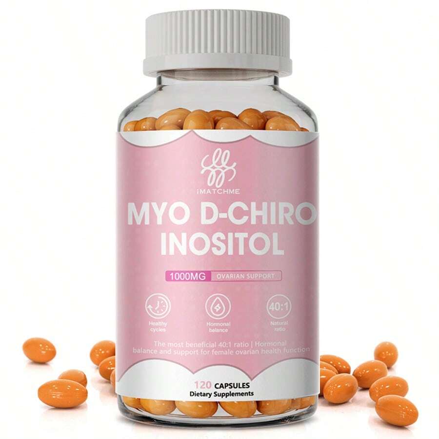 Women-Focused Myo-Inositol & D-Chiro Inositol Capsules By IM 120pcs (30 ...
