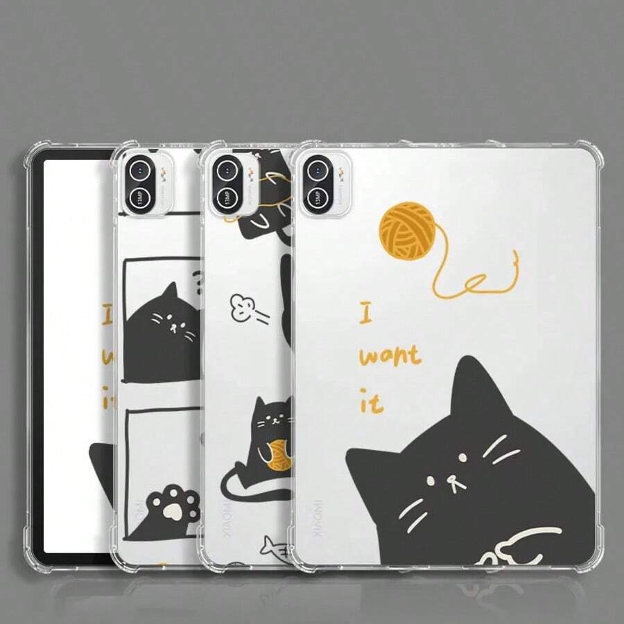 Funda protectora mate negra de gato para Mi Tablet 5 Pro 2021 de 11 ...