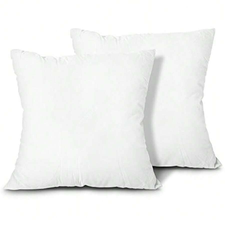 Machine Washable Pillow Inserts, Lightweight Down Alternative Cushions ...