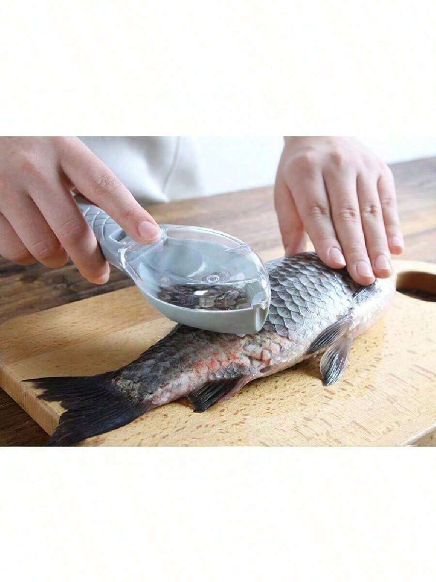 Fish Scale Scraper, Plastic Fish Scale Scraper, Kitchen Manual Fish ...