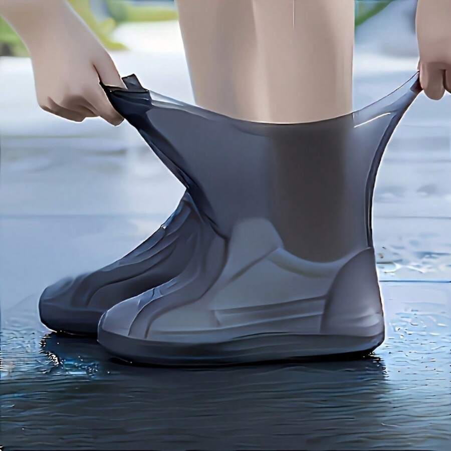 1 PCS Latex Shoe Covers, Rainproof And Anti-Slip, Thick And Durable ...