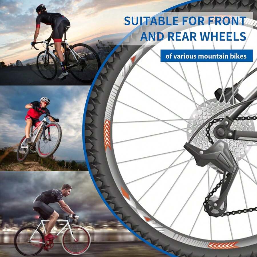 Yolev 6PCS Bike Axle Nut And Safety Washer Kit - Flanged Axle Nut Steel ...