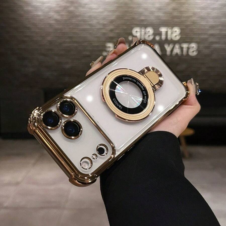 Simple Solid Color With Bracket Accessories Mobile Phone Case ...