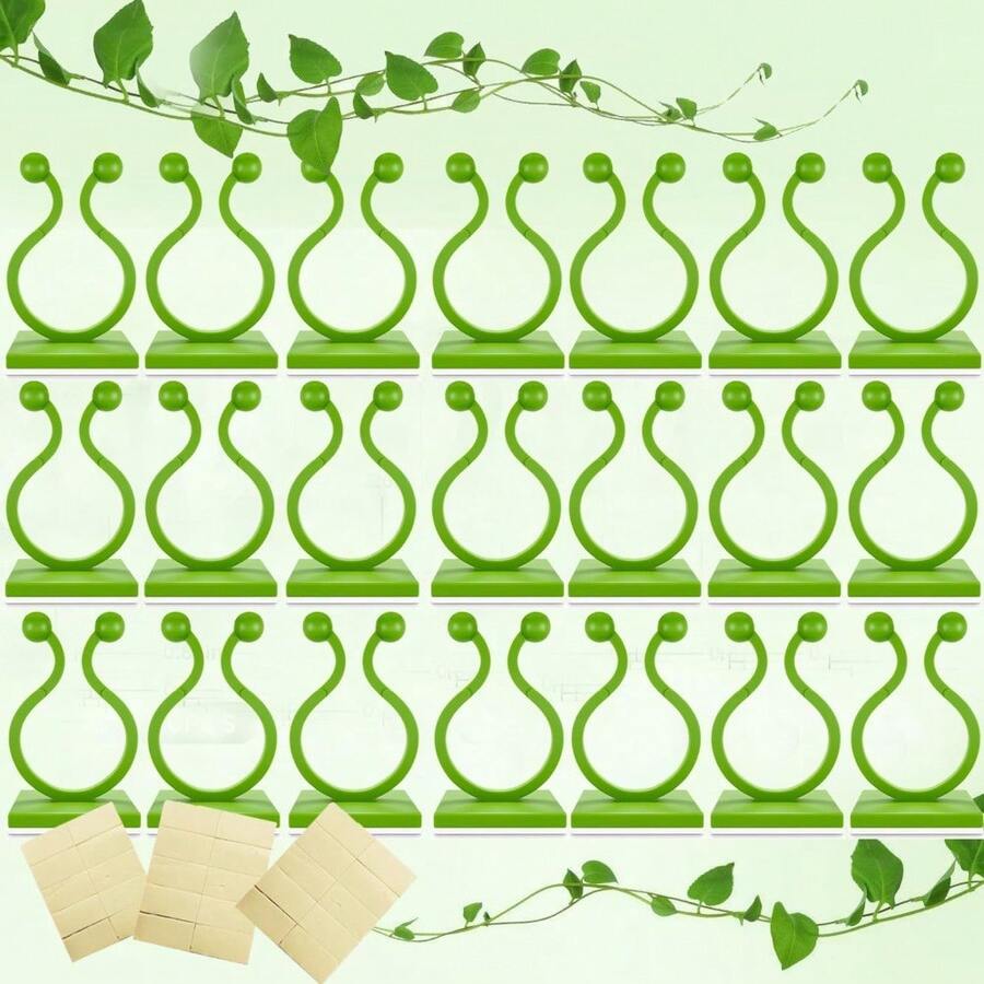 Plant Clips For Climbing Plants Wall Clips With Stickers- Plant Wall ...