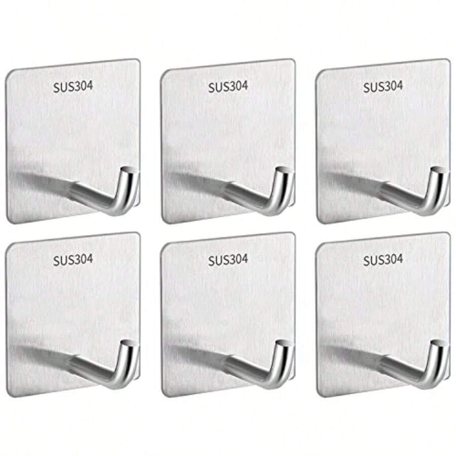Adhesive Hooks Heavy Duty Stick On Wall Hooks Towel Hooks For Hanging ...