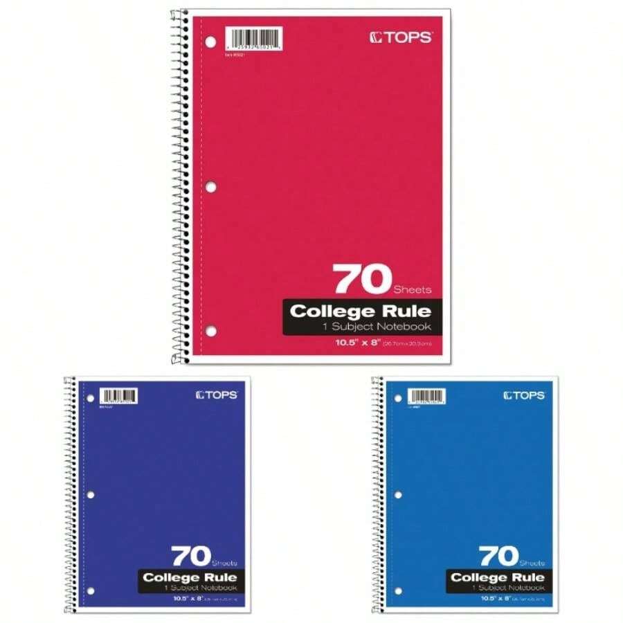 Oxford Notebook, 1 - Subject, College Ruled Paper, 70 Sheets, Color May ...