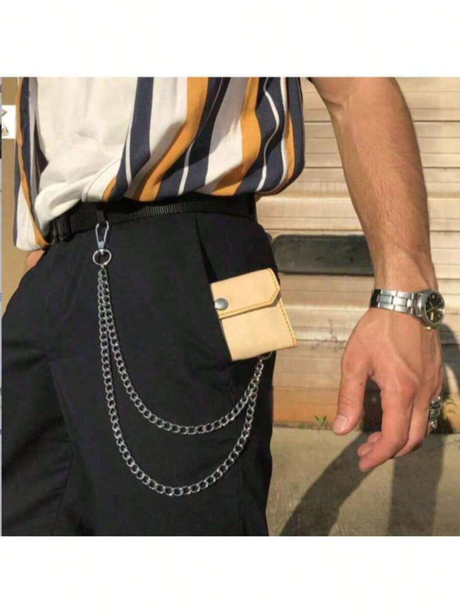 1 Pc New Pants Chain, Fashionable Men's Pants Chain, Jeans Chain, Punk ...