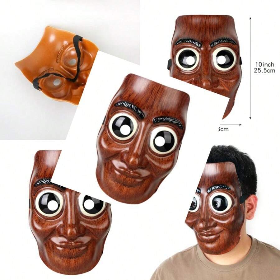 Italian Brainrot Costume Tung Tung Tung Sahur Mask For Adults Full Face ...