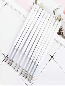 10pcs Plastic Ballpoint Pen Refills, Smooth Writing Replacement ...