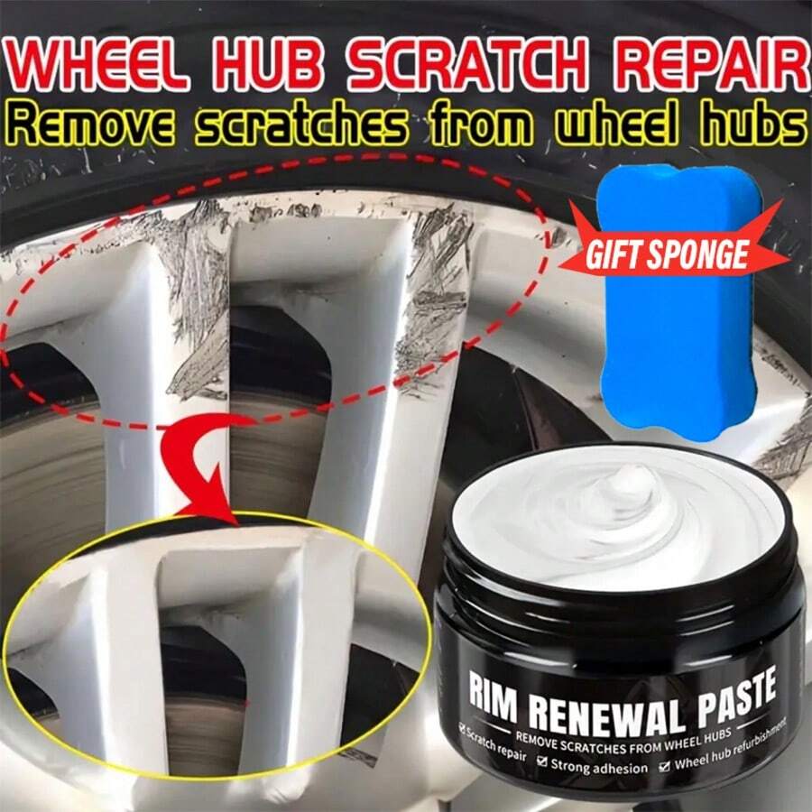 30g Car Wheel Hub Repair Paste - Scratch & Fade Removal For Aluminum ...