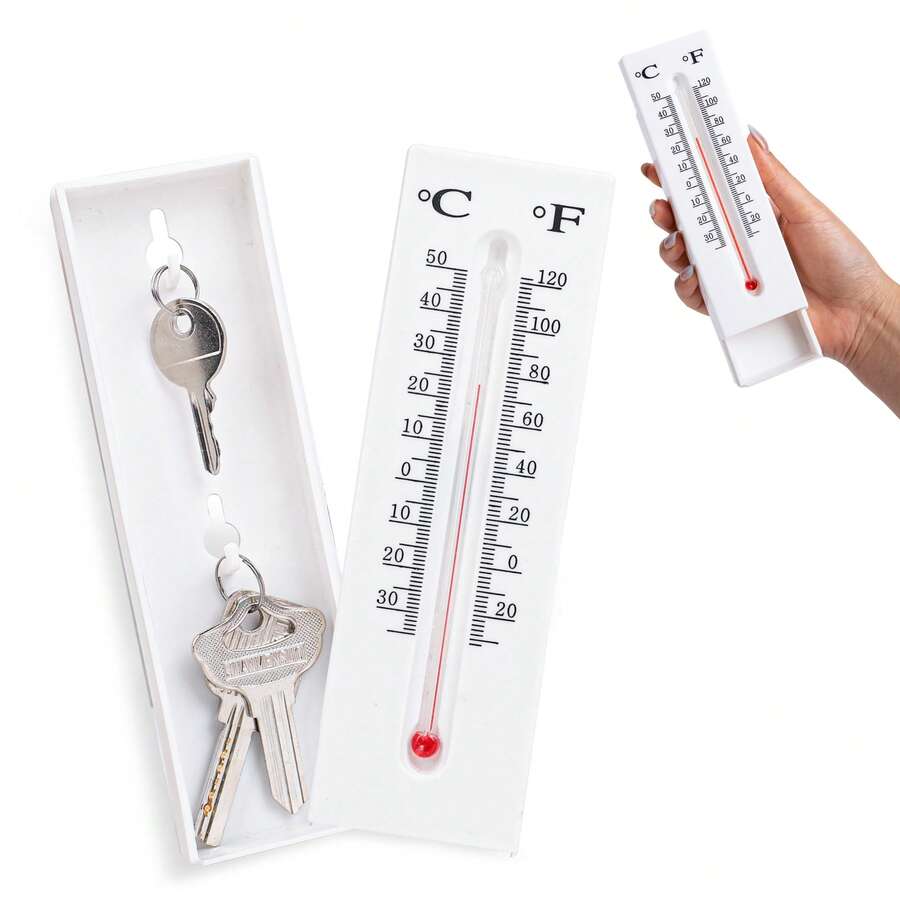 Hide A Key Outside Thermometer Decorative Hidden Storage Box For Spare ...