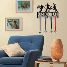 1pc Customized Football Player Medal Holder, Personalized Football ...