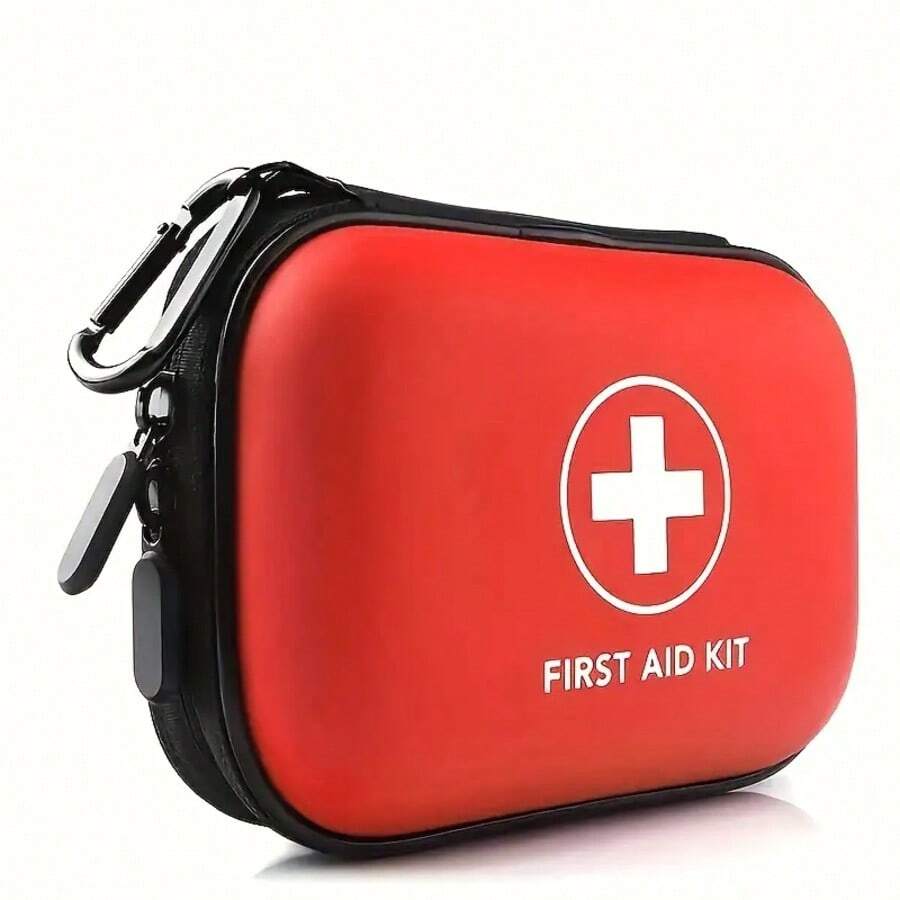 Mini First Aid Kit - 1pc Small Hard Shell Medical Kit For Car, Home ...