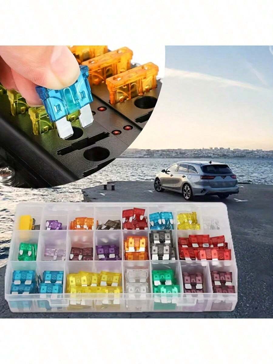 60pcs Car Fuses Assortment Kit Medium Mini Auto Car Fuses 2A/3A/5A/7.5A ...