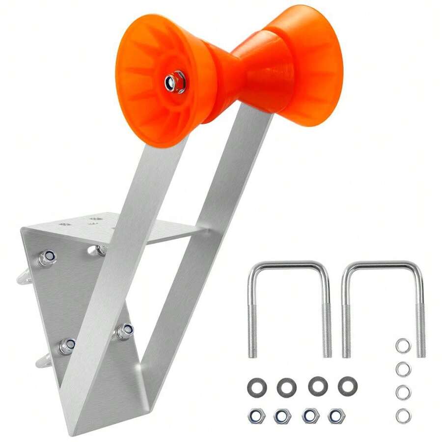 Adjustable Boat Winch Stand 51-76 Mm With Roller For Trailer Support ...
