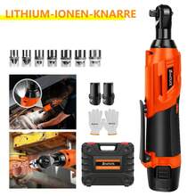 HSHa Akku-Elektro-Ratschenschlüssel, Power-Ratschenschlüssel-Set mit 2 ...