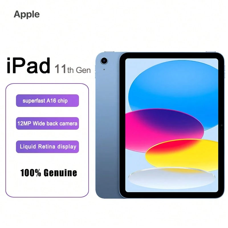 Apple iPad 2025 (A16) Wi-Fi – Tela de retina líquida de 11 polegadas ...