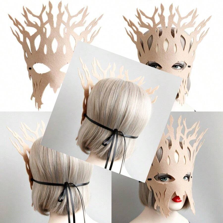 Halloween Masquerade Masks Cool Tree Mask Christmas Prank Decoration ...