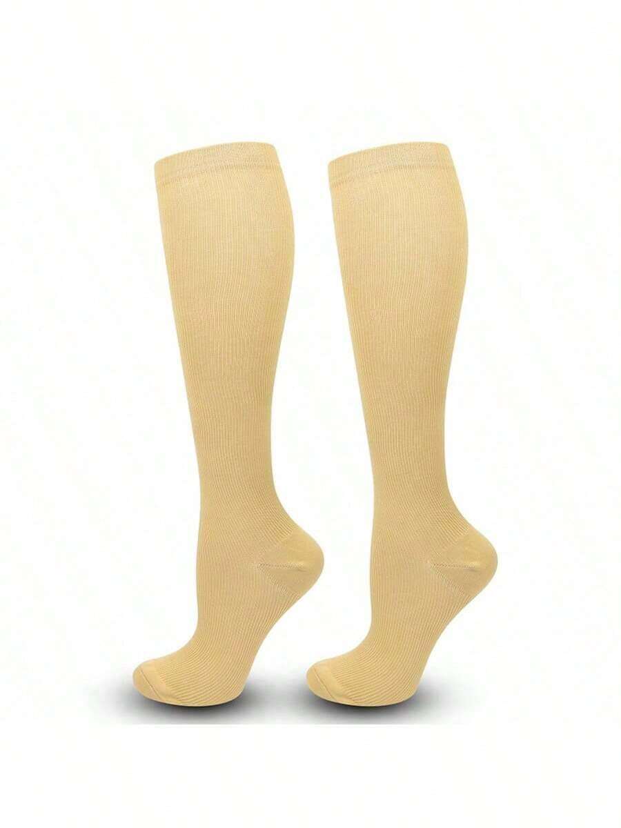 1 Pair Women's Footless Compression Socks, Long Socks Suitable For ...