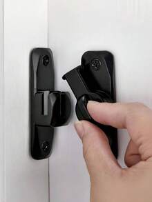 1pc Thickened Black Door Latch, Made Of Zinc Alloy, And Sturdy Door ...