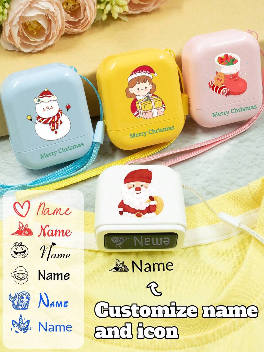Custom Name Stamp, Name Stamp For Clothing Kids Waterproof ...
