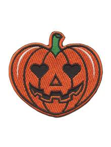 1 pieza Parche de calabaza y calavera de Halloween, bordado ...