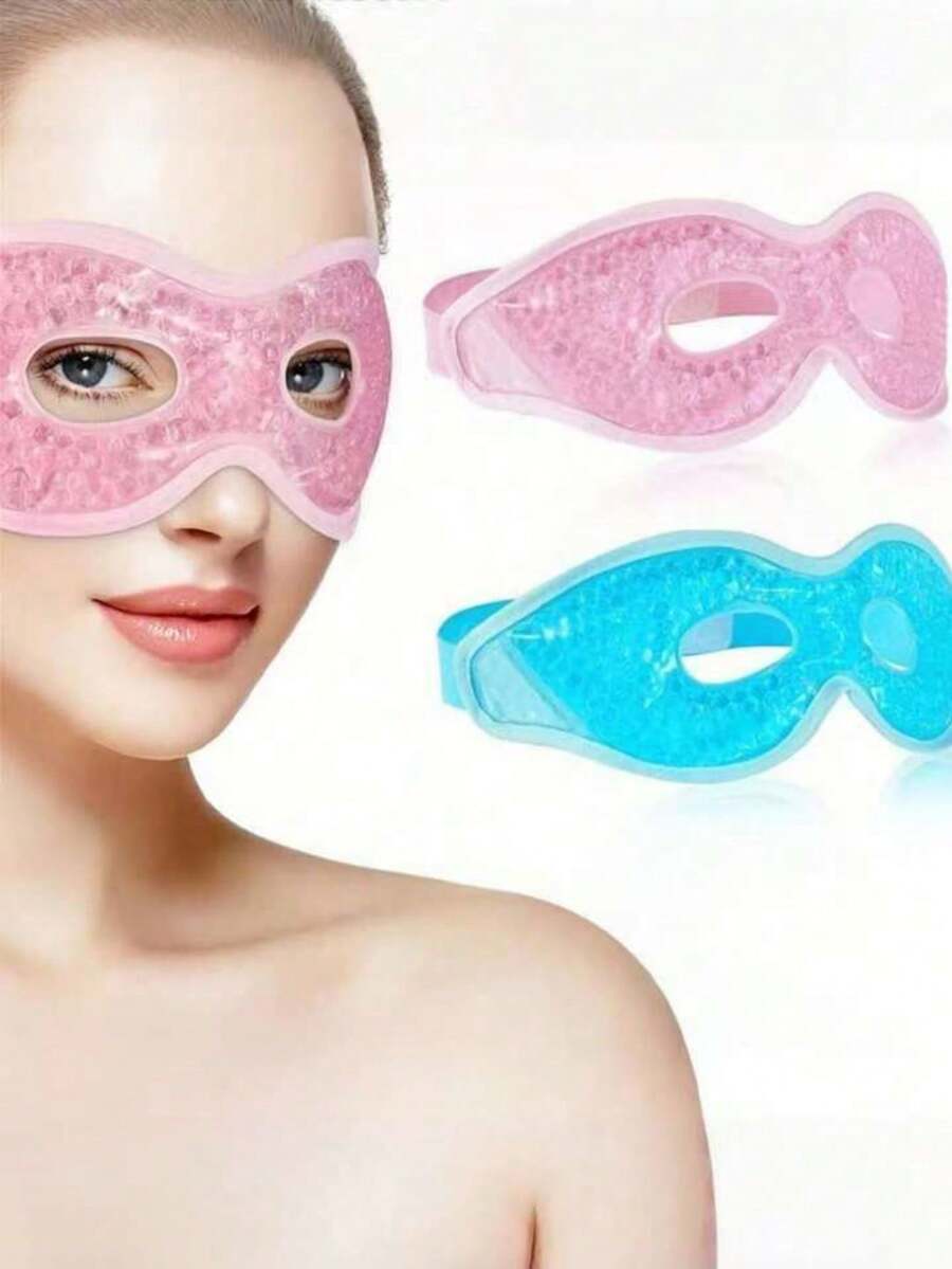 1pc Cooling Eye Mask, Reusable Gel Eye Mask For Puffy Eyes Freezer Eye ...