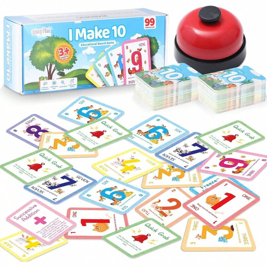 I Make 10 Math Games 99 Addition And Subtraction Flash Cards With ...
