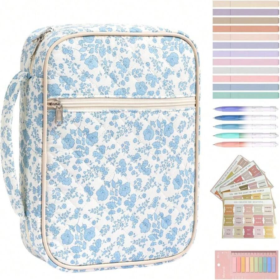 Large Bible Cover Case For Women,Bible Bag,Flible Storage Bags With ...