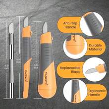 MulWark 32-Piece Precision Hobby Knife Set - Exacto Knife Set For ...