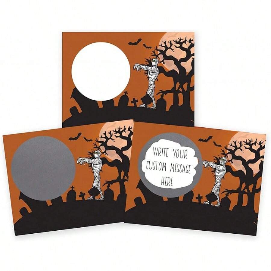 - 20 Pack Make Your Own Cauldron Halloween Scratch Off Game Cards ...