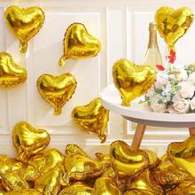 30pcs DIY Heart Shaped Balloon Bouquet - Long Latex Balloons And 10 ...