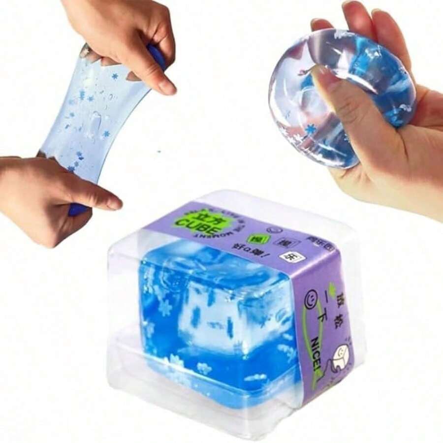 1Pack-Squishy Ice Cube Stress Balls, Sensory Squeeze Ice Toy Stress ...