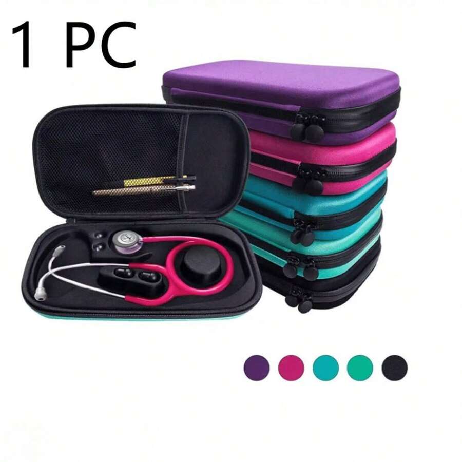 1Pc Portable Storage Bag, EVA Stethoscope Storage Box, Hard Carrying ...