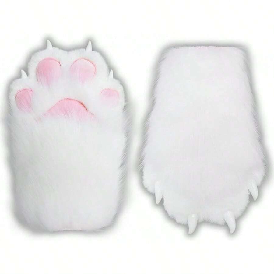 Therian Paws Comfy Furry Paws Faux Fur Fursuit Paws, Therian Stuff ...