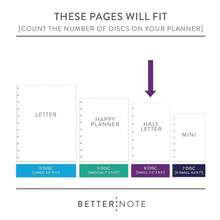 BetterNote 2026 Monthly Calendar RefillDiscbound Notebooks,Happy ...