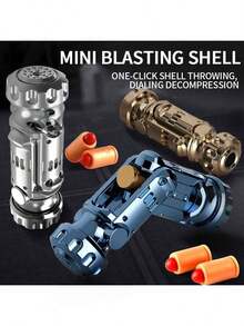 Puzzle Decompression Hand Grip Toy - Stun Bomb Throwable Shell Handgun ...