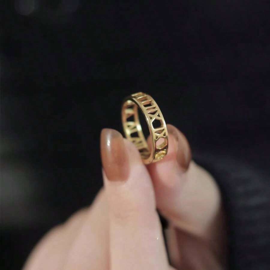 Titanium Steel Index Finger Men Simple Cold Style Couple Ring Niche ...