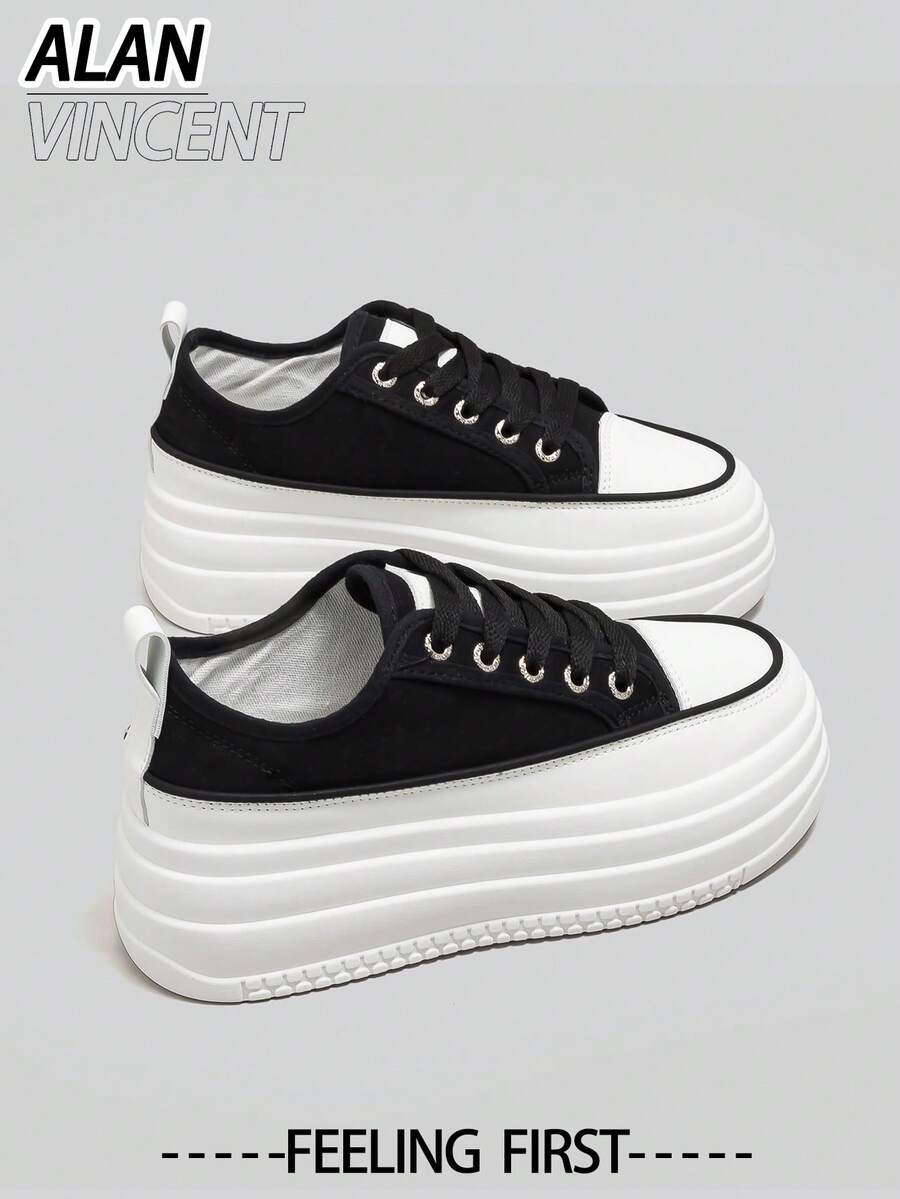 Alan Vincent [Thick Sole Series]2025 New Style Casual Shoes For Women ...