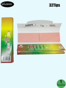 OHIS-768Leaves Cigarette Rolling Papers+768-Disposable Filter Tips/1Box ...