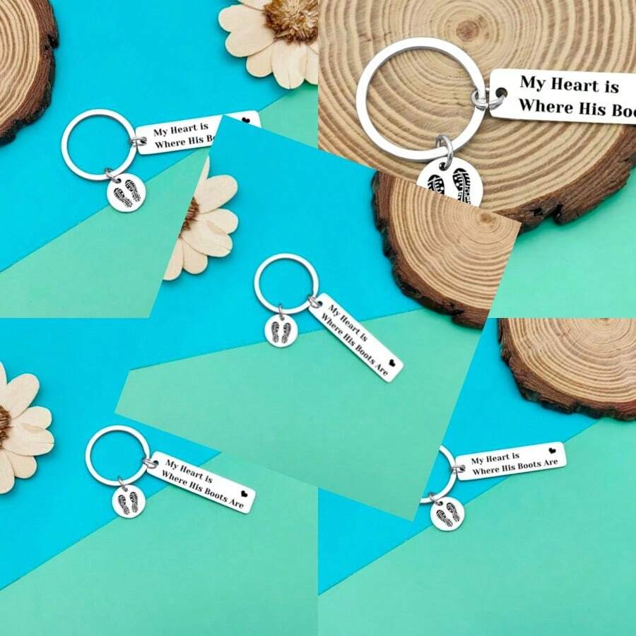 2025Military Mom Gifts Keychain Military Wife Gifts Deployment Jewelry ...