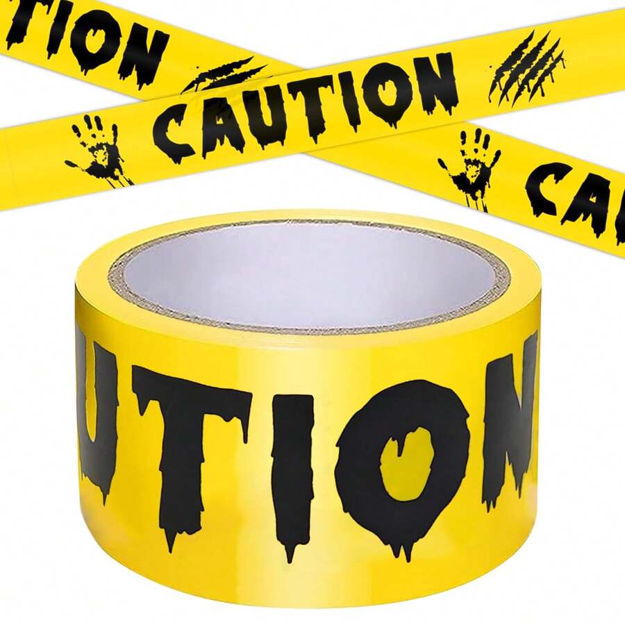 Halloween Decorations Caution Tape, Caution Warning Tape - Spooky ...