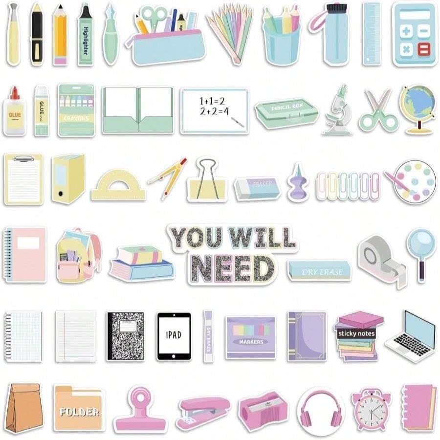 53 Pieces Supplies You Will Need Bulletin Board Set You'll Need School ...