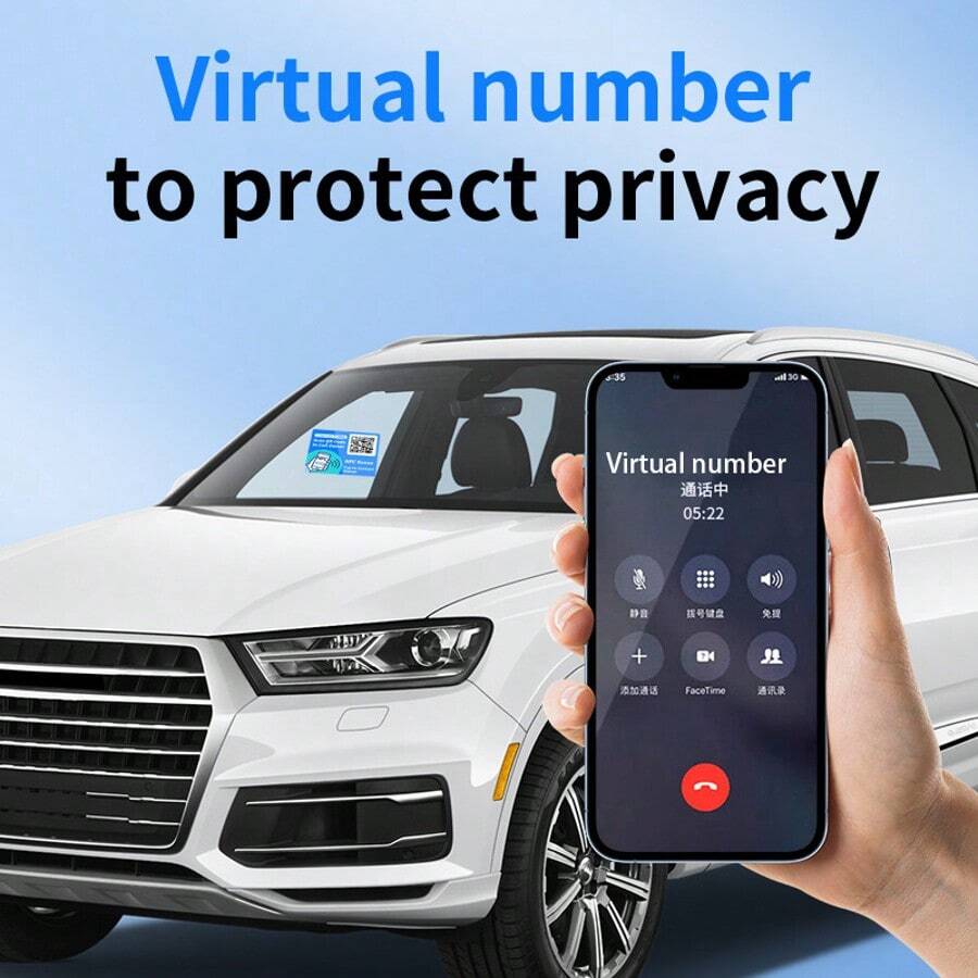 1 Peça Adesivo de Carro NFC, Novo Número de Modelo Placa de ...