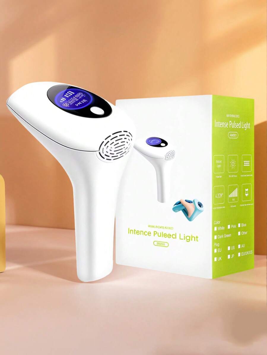Boyi 1 pieza Dispositivo IPL de depilación láser para mujeres con 8 ...