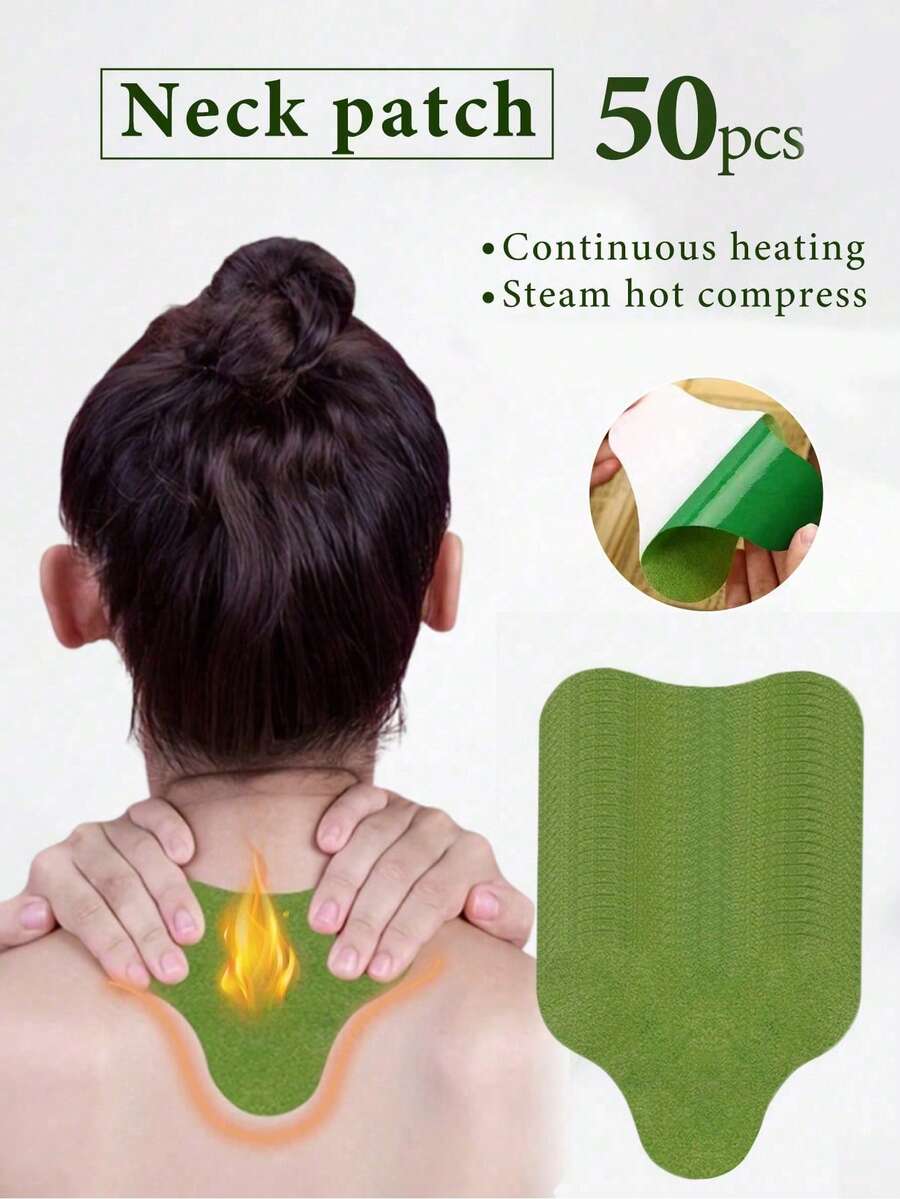 90/50/25Pcs Self Heating Patch, Pain Relief Patch, Wormwood Cervical ...