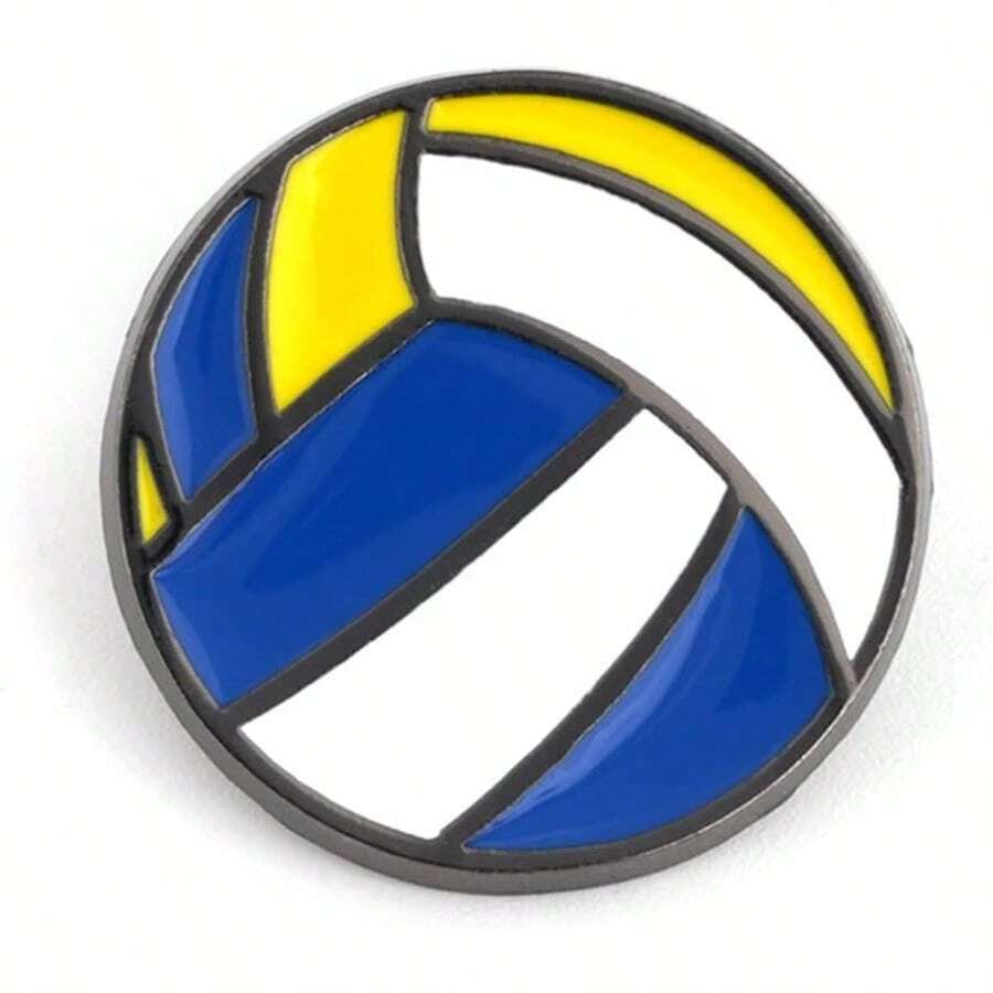 Color Enamel All Kinds Of Ball Cartoon Cute Football Baseball Sofeball ...